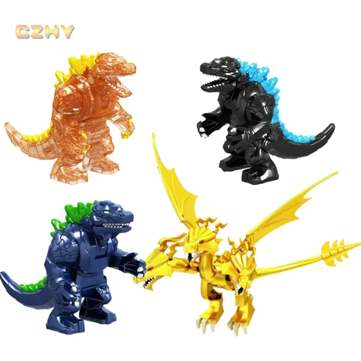 Godzilla Minifigures Toys Big King Ghidorah Building Blocks Bricks Toy ...