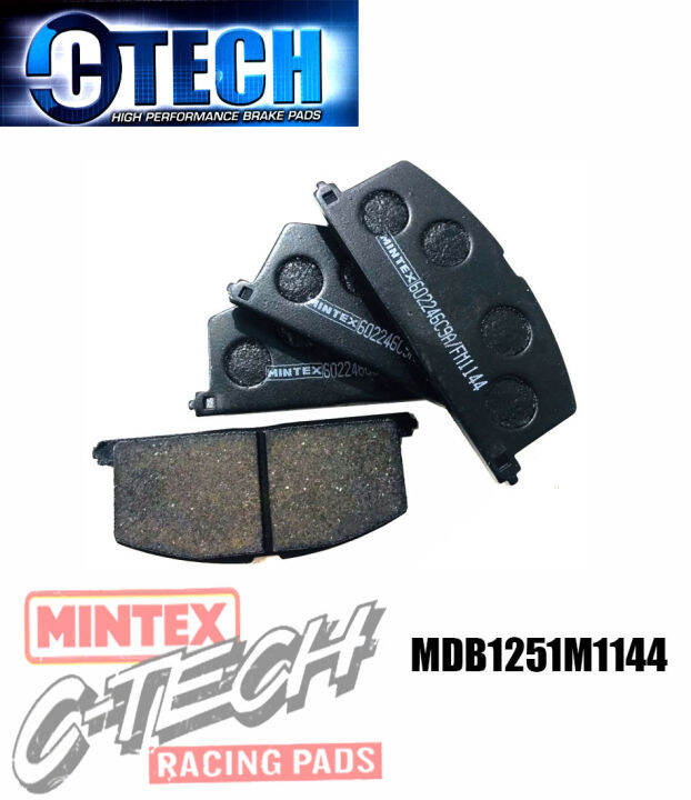 MINTEX C-Tech ผ้าเบรคเกรด Hi Performance ซี่รีย์ M1144 คู่หน้า โตโยต้า ...