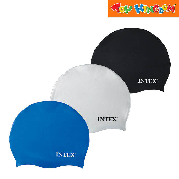 Intex Black Silicone Swim Cap | Lazada PH