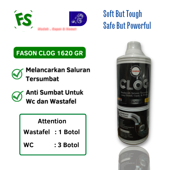 Anti Sumbat Fason Clog Pelancar Saluran Wastafel dan Drainase | Lazada ...
