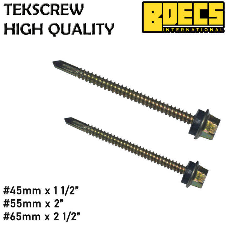 Tek screw Heavy Duty High Quality (250pcs) per box I bdecs | Lazada PH