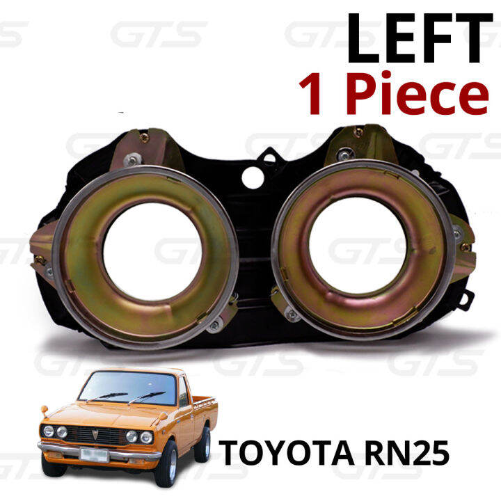 เบ้าไฟหน้า กรอบไฟหน้า สีโครเมี่ยม สำหรับToyota Hilux Rn25 Rn20 Pickup ...