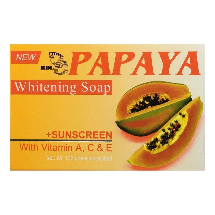 Multi purpose fancy soap papaya extract whitening soap 135g | Lazada