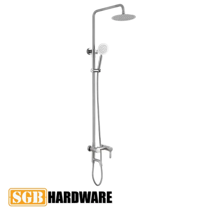 EL-SS20R - 304 Stainless Steel 3 Way Shower Post (Rain shower, hand ...