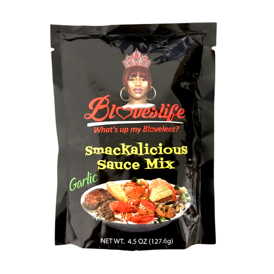 Bloveslife Smackalicious Sauce Seasoning Mix Garlic, 4.5 oz. / 127.6 g ...