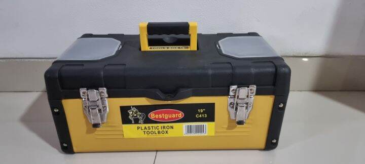 Tool box toolkit besar 20 inch toolbox besi tahan karat/bok tempat alat ...