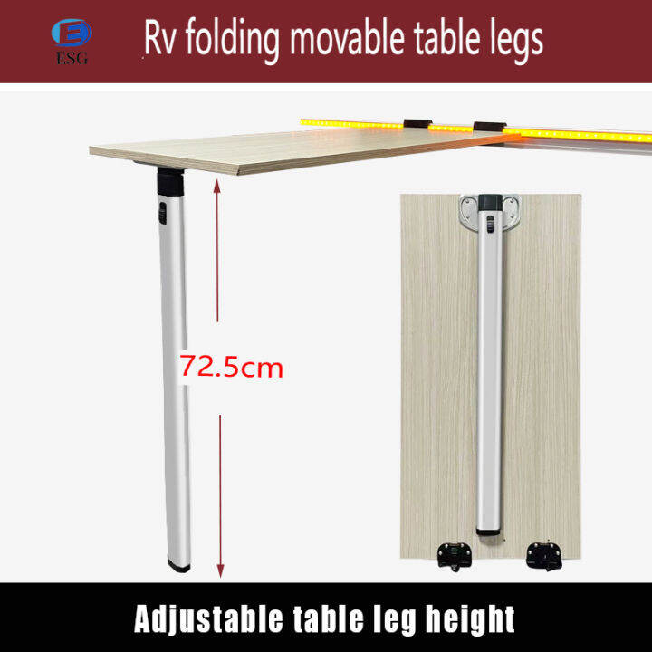 โต๊ะ RV แบบถอดได้พร้อมที่ยึด Kaki Kaki Meja อะลูมินัมอัลลอย | Lazada.co.th