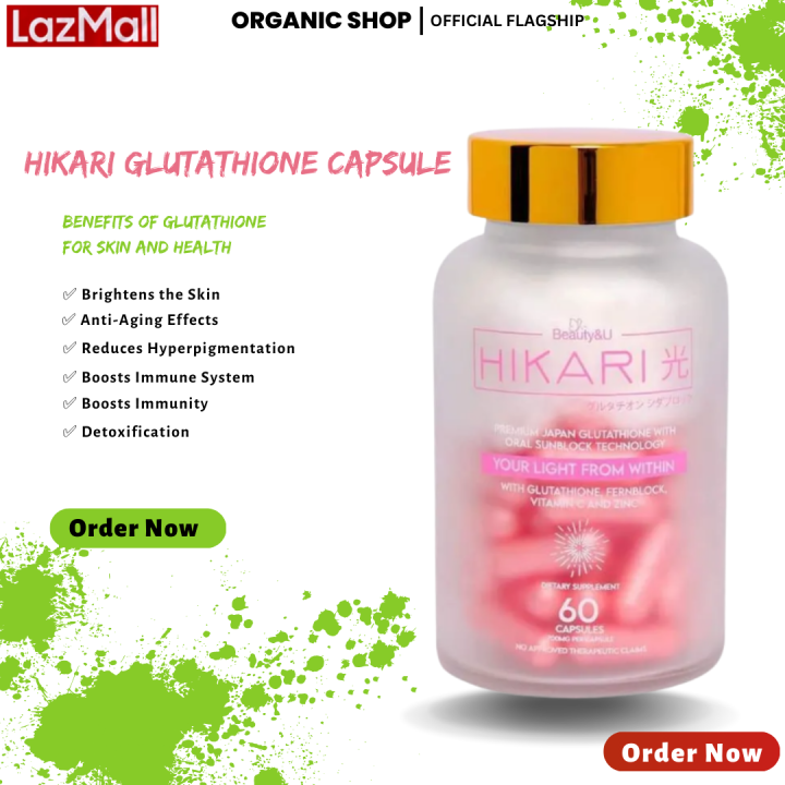 HIKARI Glutathione Hikari Glutathione Capsule Original with Collagen ...
