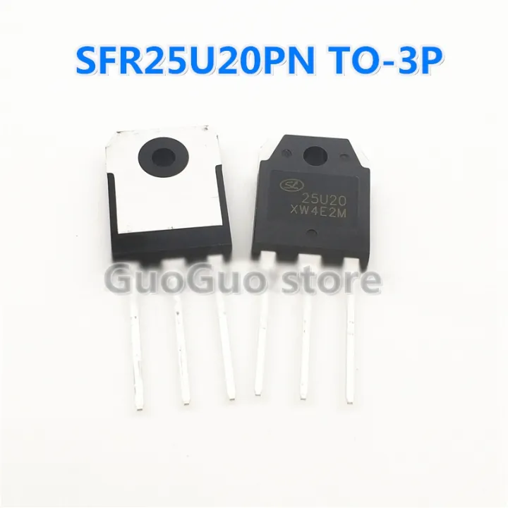 5ชิ้น SFR25U20PN 25U20 TO-247 SFR25U20PNA หลอดเรียงกระแสไดโอดสำหรับอิน ...