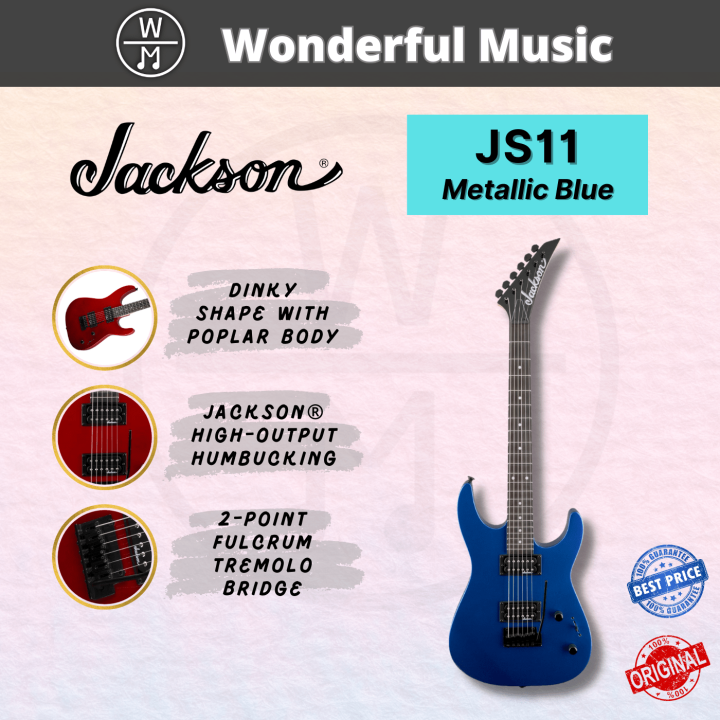 Jackson JS Series Dinky JS11 Electric Guitar, Metallic Blue | Lazada