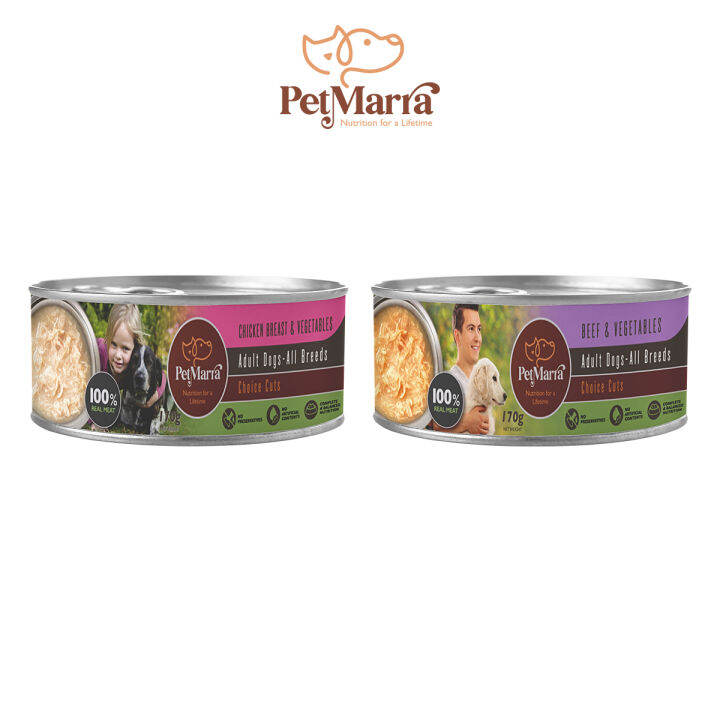 PetMarra Choice Cuts Adult Dog Wet Food Can Chicken Breast and ...