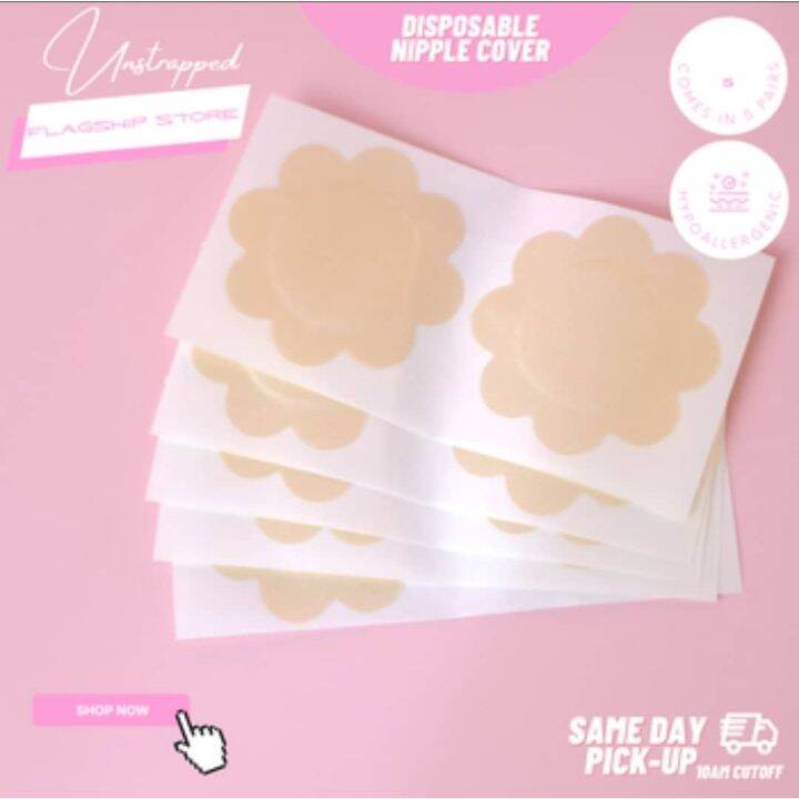Unstrapped Disposable Adhesive Nipple Covers | Lazada PH