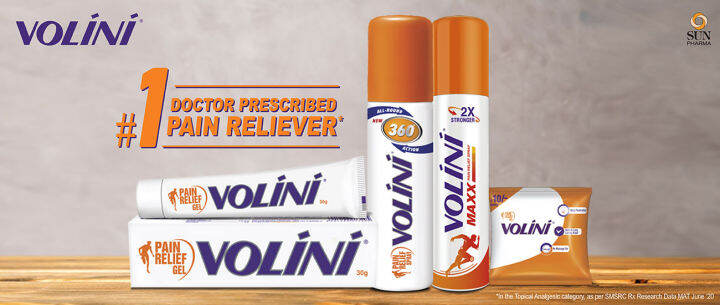 RANBAXY Volini Gel 30gm | Lazada