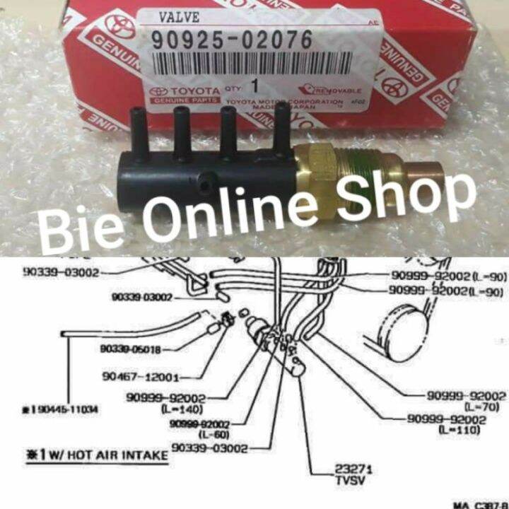 TVSV COROLLA TWINCAM AE92 ORIGINAL | Lazada Indonesia