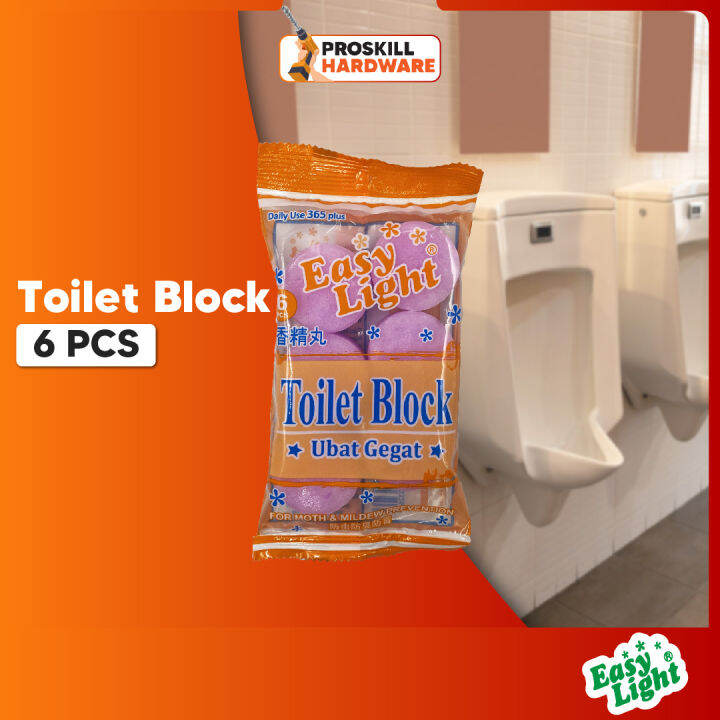 PROSKILL HARDWARE Easylight Toilet Blocks Remove Odor Round Moth ...
