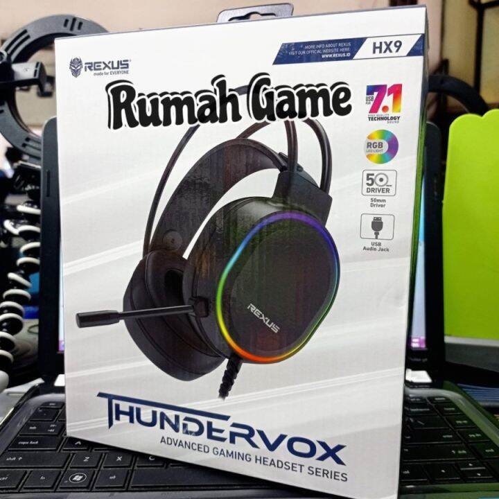 Rexus Thundervox HX9 RGB Gaming Headset | Lazada Indonesia