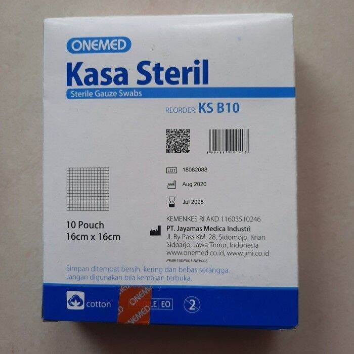 Kasa Steril Onemed 16x16 Kasa Sterile Medis One Med | Lazada Indonesia