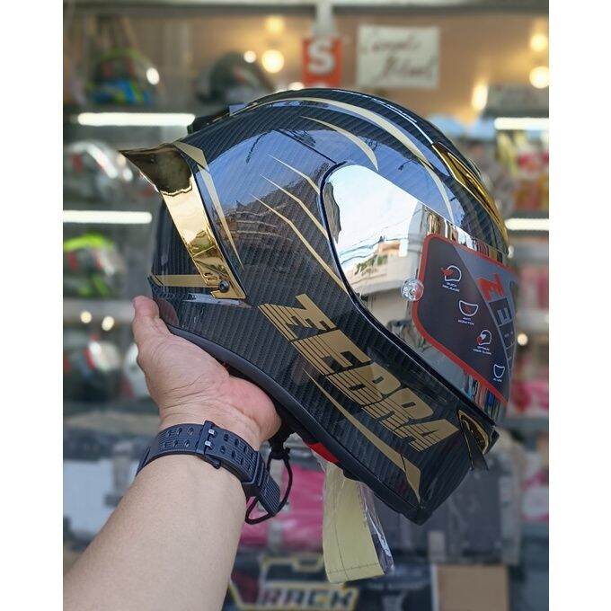 Fullface Helmet Zebra Casco 795 Single Visor Free Lens | Lazada PH