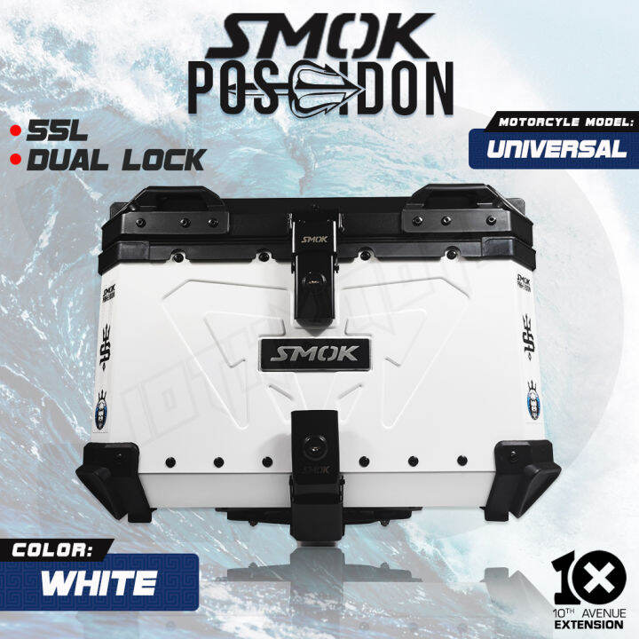 SMOK POSEIDON 55L Alloy Top Box Aluminum for Click, Aerox Nmax 2022 ...