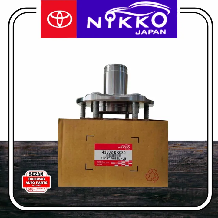 NIKKO JAPAN FRONT AXLE HUB ASSEMBLY TOYOTA FORTUNER HILUX 43502-0K030 ...