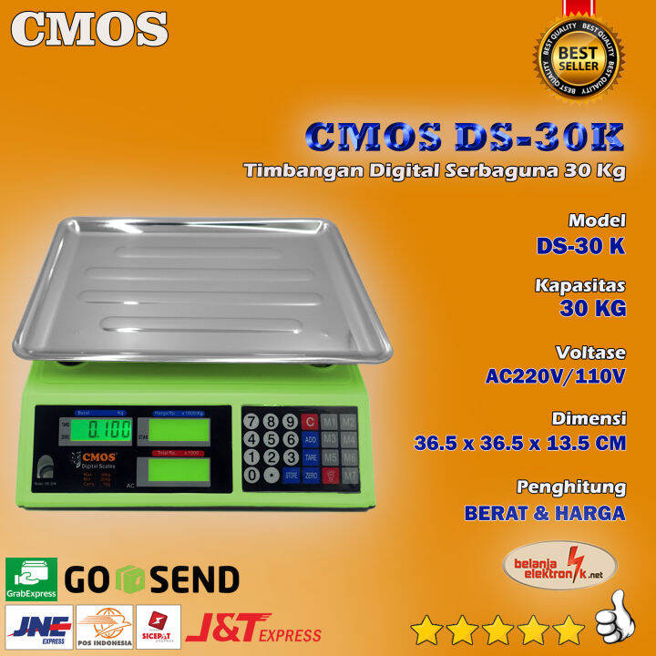 TIMBANGAN DIGITAL, TIMBANGAN ELEKTRIK, TIMBANGAN DAPUR DIGITAL CMOS DS ...