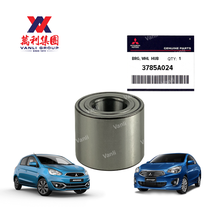 Mitsubishi Rear Wheel Bearing for Mitsubishi Attrage, Mirage ( 2pcs ...