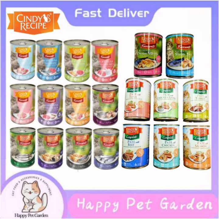 Cindy's Recipe Favorite Can Wet Food /Makanan Basah Tin 400g - (Cindy ...