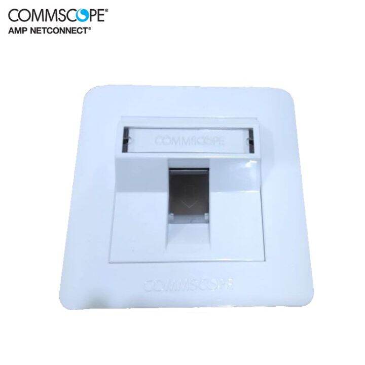 Commscope AMP® Angle Faceplate ( 1 Gang ) | Lazada