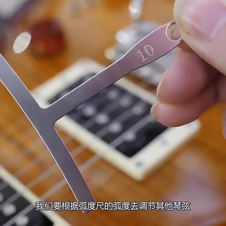 Guitar Universal Radian Ruler Fretboard Measuring Maintenance Tool T ...