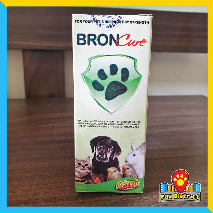 PAPI BRONCure 60ml - Natural Antibiotics for Pet's Respiratory Strength ...