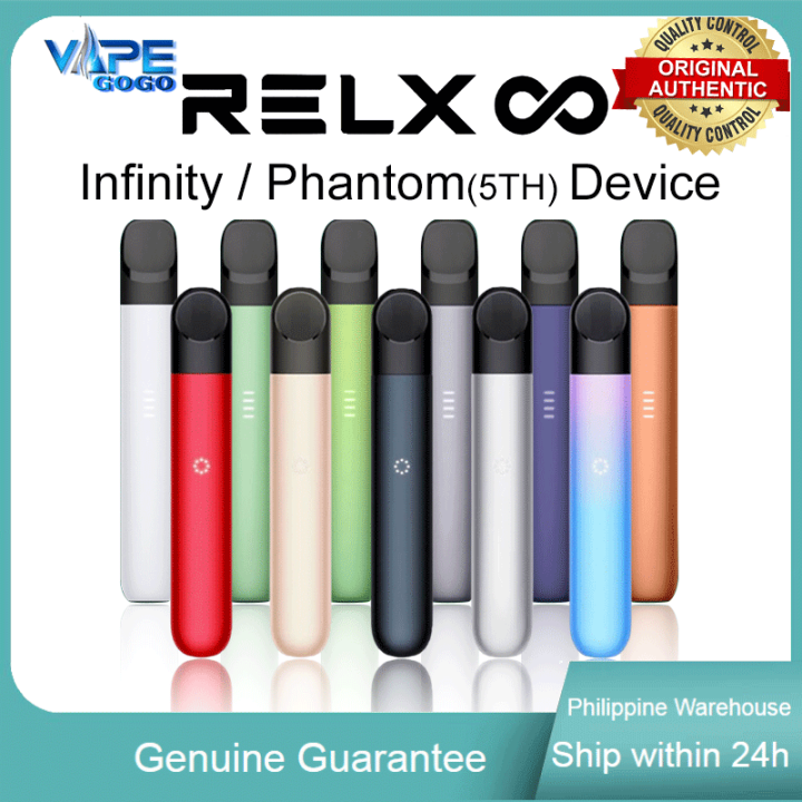 100% Original Authentic Relx Phantom (5TH GEN) Device Kit (Compatible with relx infinity pods ...