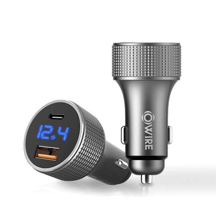OWIRE ที่ชาร์จในรถ PD20W+QC22.5Wชาร์จเร็ว usb car charger quick charge หัวชาร์จ อะแดปเตอร์ ชาร์จ ...