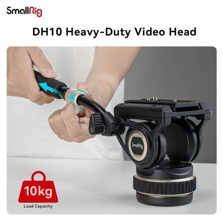 Official Shipment Smallrig DH10 Heavy Duty Tripod Fluid Video Head With ...