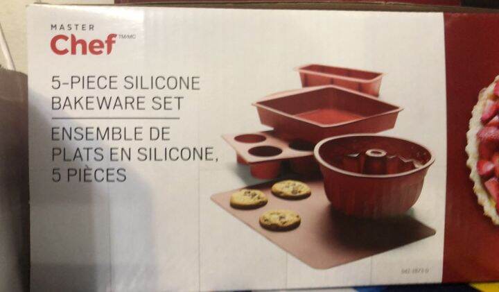 Original Master Chef 5-Piece Silicone Bakeware Set | Lazada PH