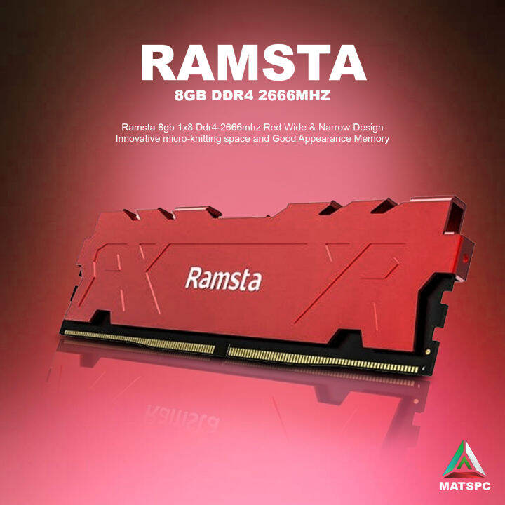 Ramsta 8GB DDR4 and DDr3 Desktop ram | Lazada PH