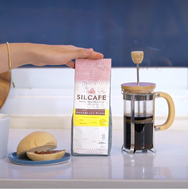 Silcafe Breakfast Blend Ground Coffee (250g) freshly roasted Arabica ...