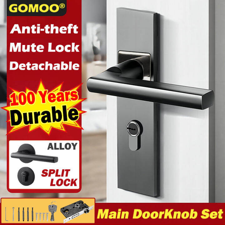 Germany Square Main Door Lock Set With Anti-theft Lock Core Alloy ...