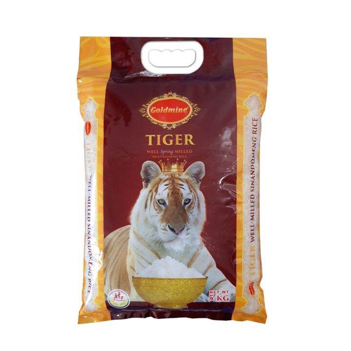 Goldmine Tiger Well Spring Milled Sinandomeng Rice 5KG | Lazada PH