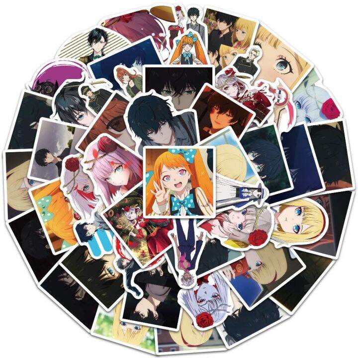 FUTUI สเก็ตบอร์ดการ์ตูนน่ารักคาวาอิมีกาวในตัวสติกเกอร์ตกแต่งตกแต่ง ...