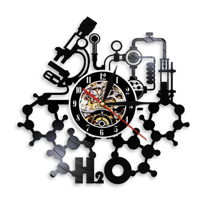 Science Laboratory Decoration Chemistry Experiments Wall Clock ...