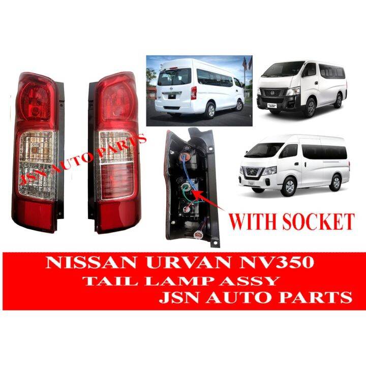 J101S01 NISSAN URVAN E26 NV350 TAIL LAMP ASSY WITH SOCKET | Lazada