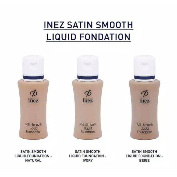 INEZ SATIN SMOOTH LIQUID FOUNDATION | Lazada Indonesia
