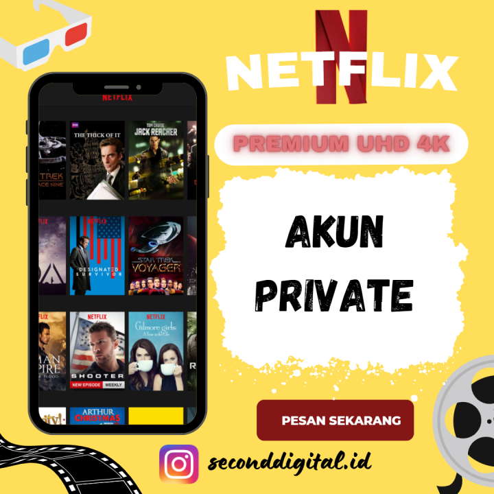 Netflix Premium 1 Bulan Best Seller Dan Murah - Private | Lazada Indonesia