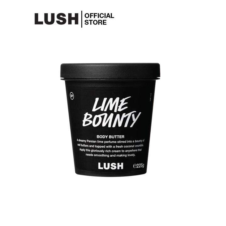 LUSH LIME BOUNTY BODY BUTTER โลชั่นบำรุงผิวกาย บอดี้ บัตเตอร์ ส่วนผสม น้ำมันมะพร้าว เชียร์บัตเต ...