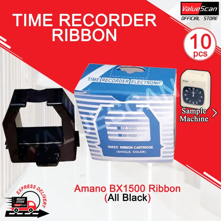 Time Recorder Ribbon -Amano BX1500 Ribbon Original Time Recorder ...