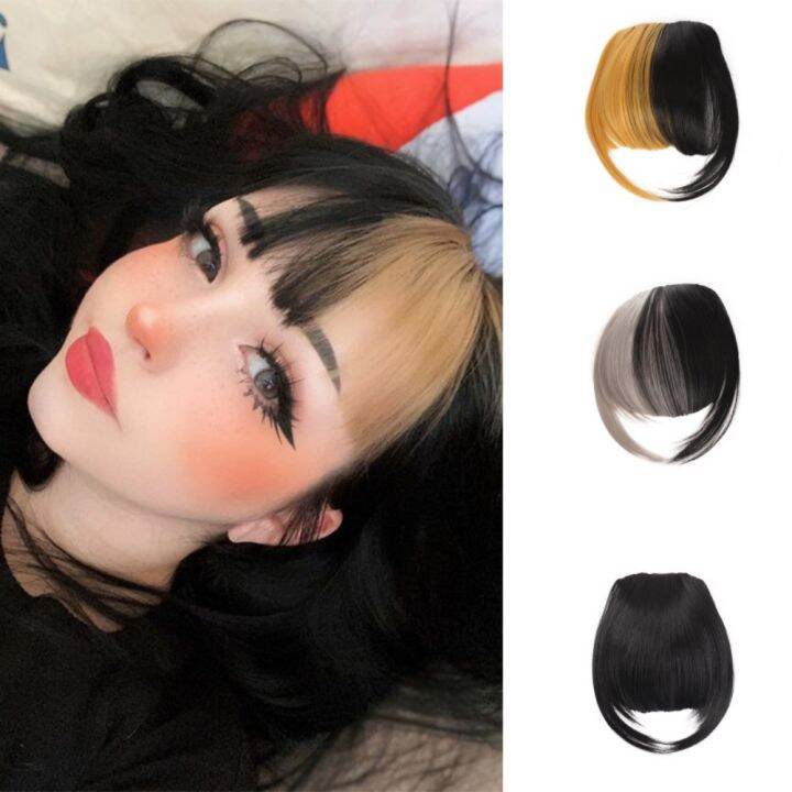 GDGDB ที่มีคุณภาพสูง ไร้รอยต่อไร้รอยต่อ สีแดงเเดง ธรรมชาติตามธรรมชาติ หน้าม้าปลอม สาวๆ สำหรับ ...