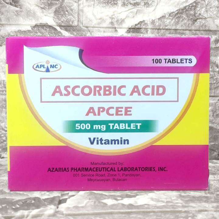 APCEE Ascorbic Acid 500mg 100 Tablets | Lazada PH