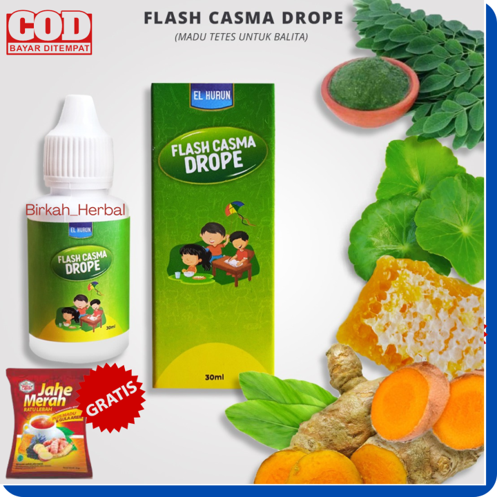 Flash Casma Drop 30 ml - Casma Drope Herbal Amandel - Sinusitis ...