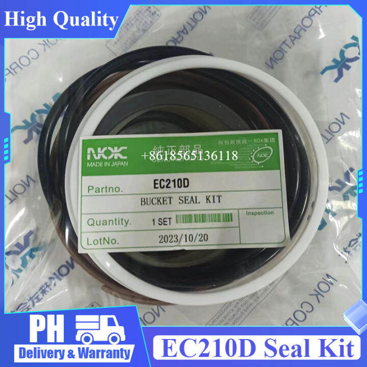 EC210D EC210DL Excavator Arm Boom Bucket Cylinder Seal Kit for VOLVO ...