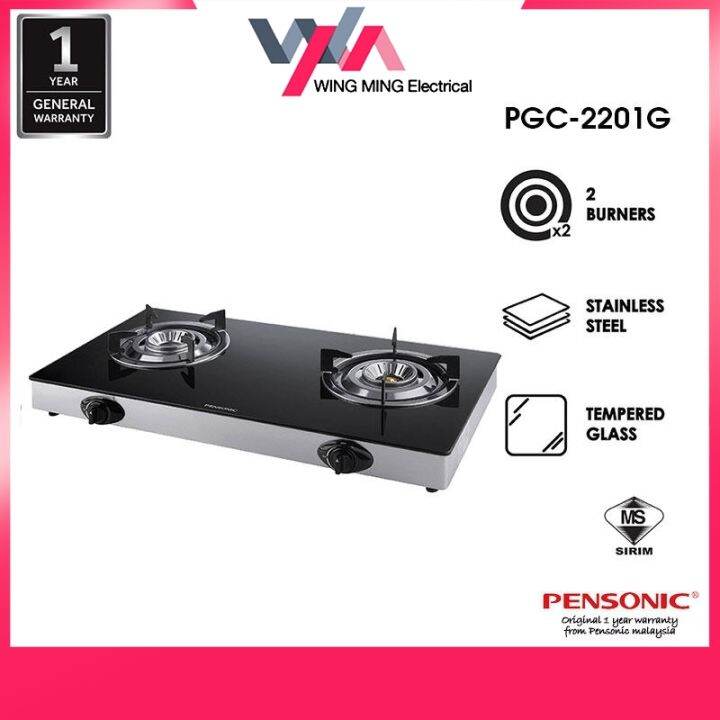Pensonic Gas Cooker Stainless Steel Single Burner PGC-1001S 2 Burner PGC-26N PGC-2201G PGC-5602S ...